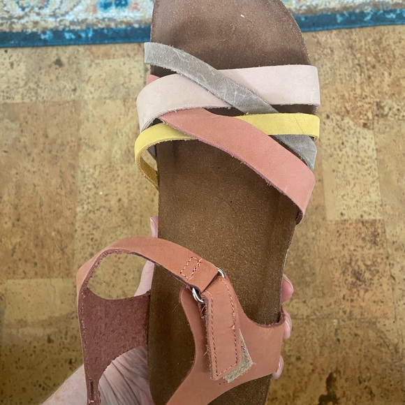 Bio-Gold | Shoes | Biogold Made In Italy Cork And Leather Sandals Size ...